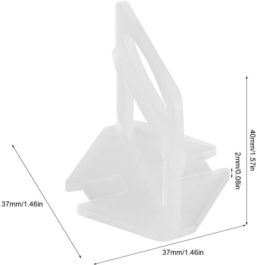 Break Point Tile Leveling Clips 5/8 Inch Height Outside Slab Spacers ...