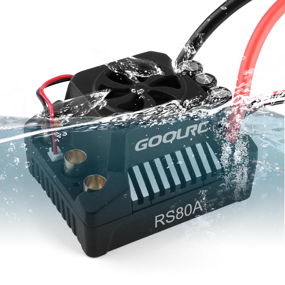 Buy GoolRC 3660 3800KV Brushless Motor 80A ESC Brushless Electronic ...