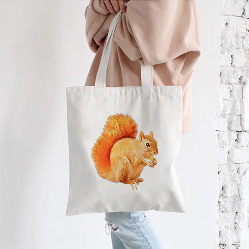 Buy Scrat Squirrel Sid Clip Art Print Ladies Handbags Canvas Tote Bag ...