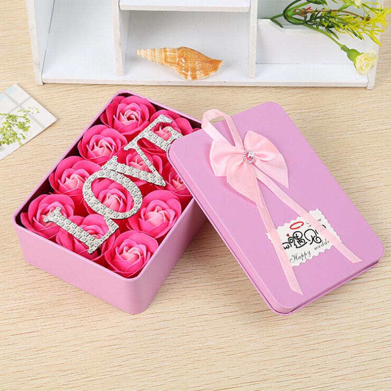 Buy Soap Rose Valentine's Day Gift Box Home Garden Festive Supplies ...