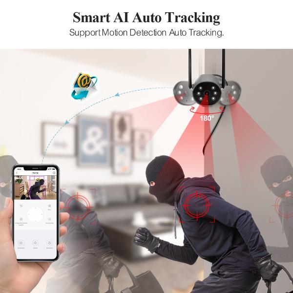 Buy Techage H.265 8CH 3MP Wireless Video Security Camera System Outdoor ...