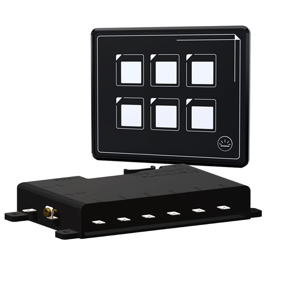 Car Universal 6P Membrane Control Switch Panel with USB Cable LED Touch ...