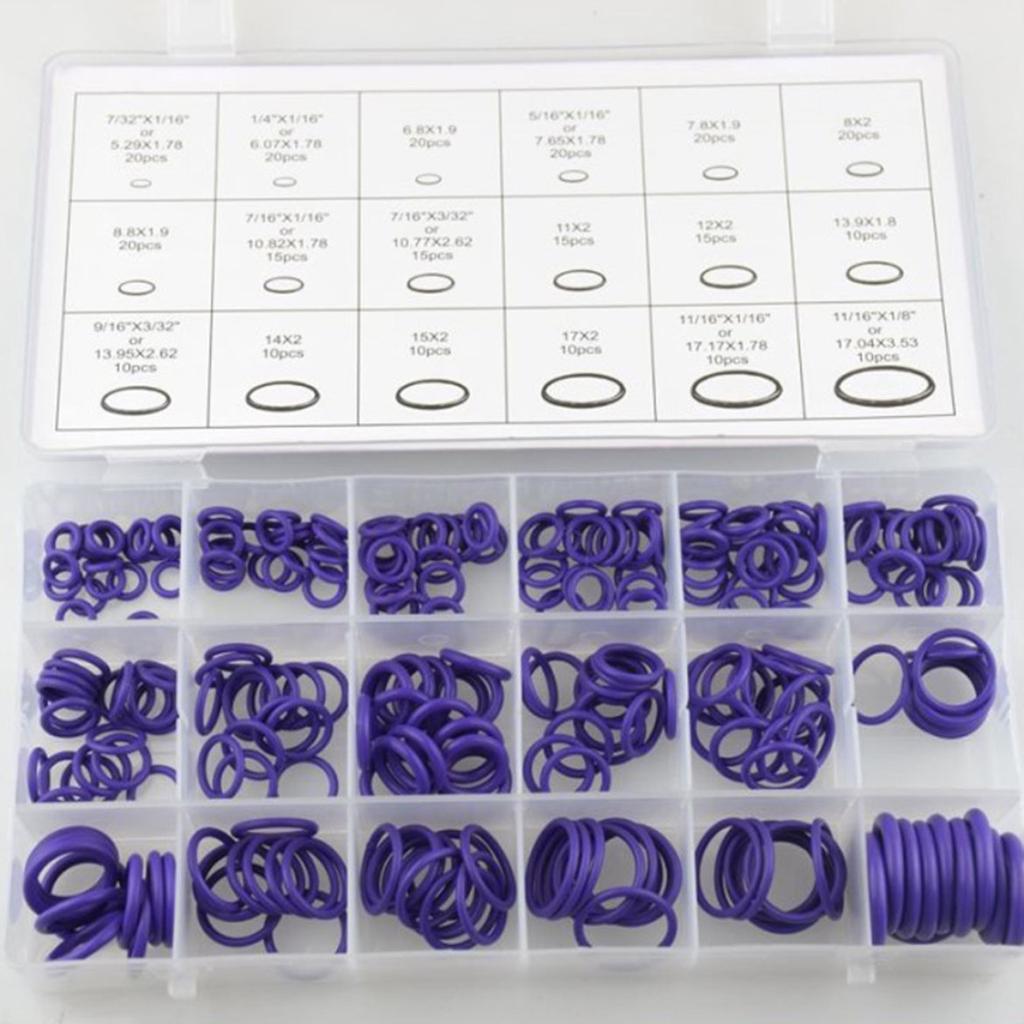 Buy 270pcs/Box O-Ring Car Auto Vehicle Repair Air Conditioning Seals ...