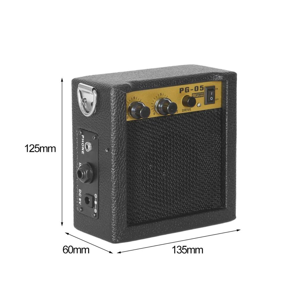 Buy GSS E-WAVE PG-05 5W Portable Guitar Amplifier Amp With 3 Inches ...