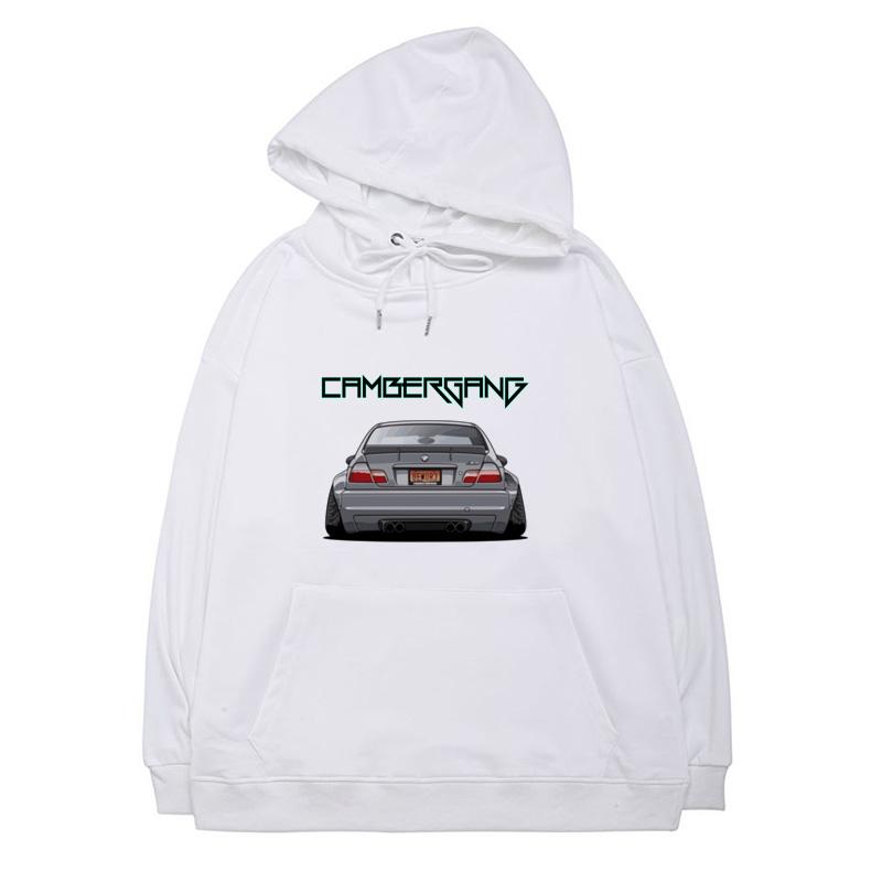 Cheap Autumn Cambergang Design Print Unisex White Hoodies Drawstring ...
