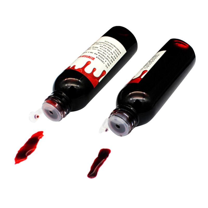 Buy Ultra-realistic Fake Blood DIY Halloween Horror Joke Bottle Drop ...