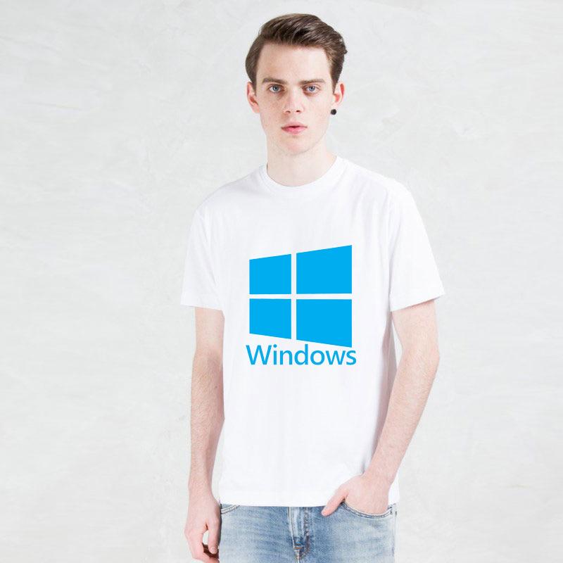 Buy Printed Windows Google Tshirts Personality Microsoft Tshirt Funny ...