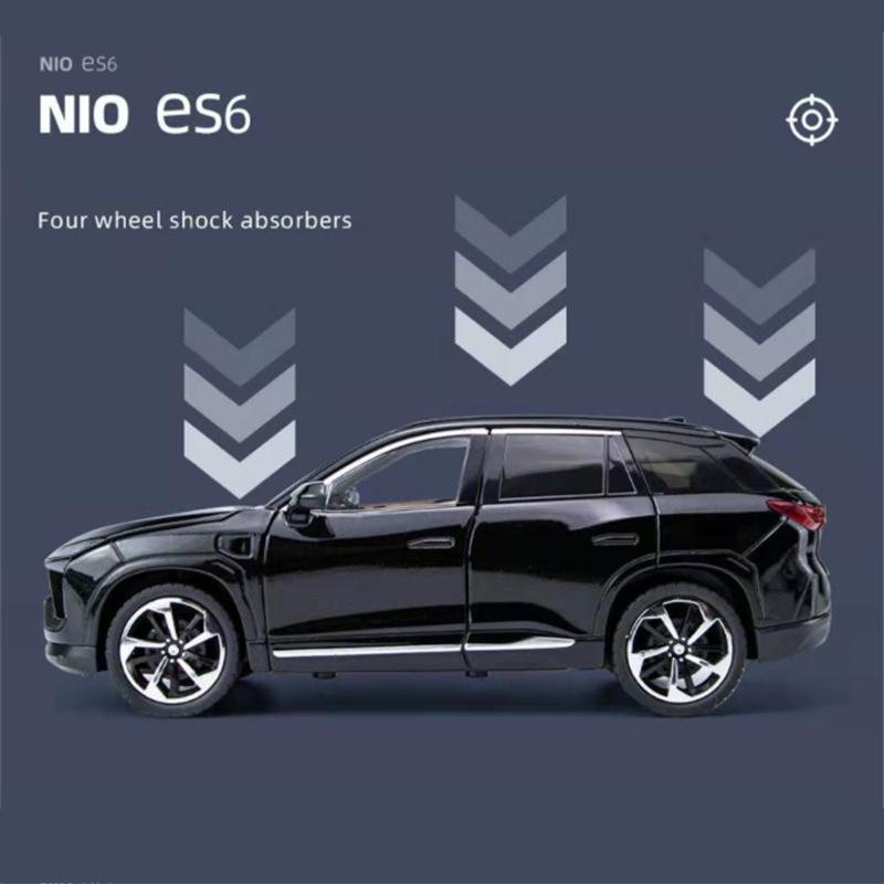 1:24 NIO ES6 Alloy New Energy Car Model Diecasts Simulation Collection ...
