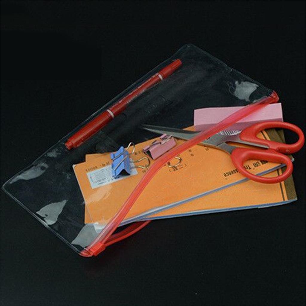 Buy 10 Packs Colored Zipper Envelopes Colorful Filling Plastic Zip Poly ...