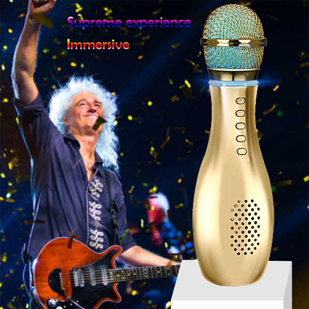 Buy Bowling Microphone Portable Phone Karaoke Microphone Wireless ...