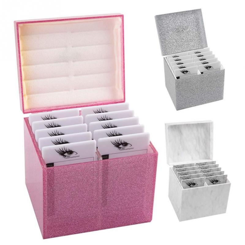 Buy 10 Layers Eyelash Extension Storage Box False Eyelash Display ...