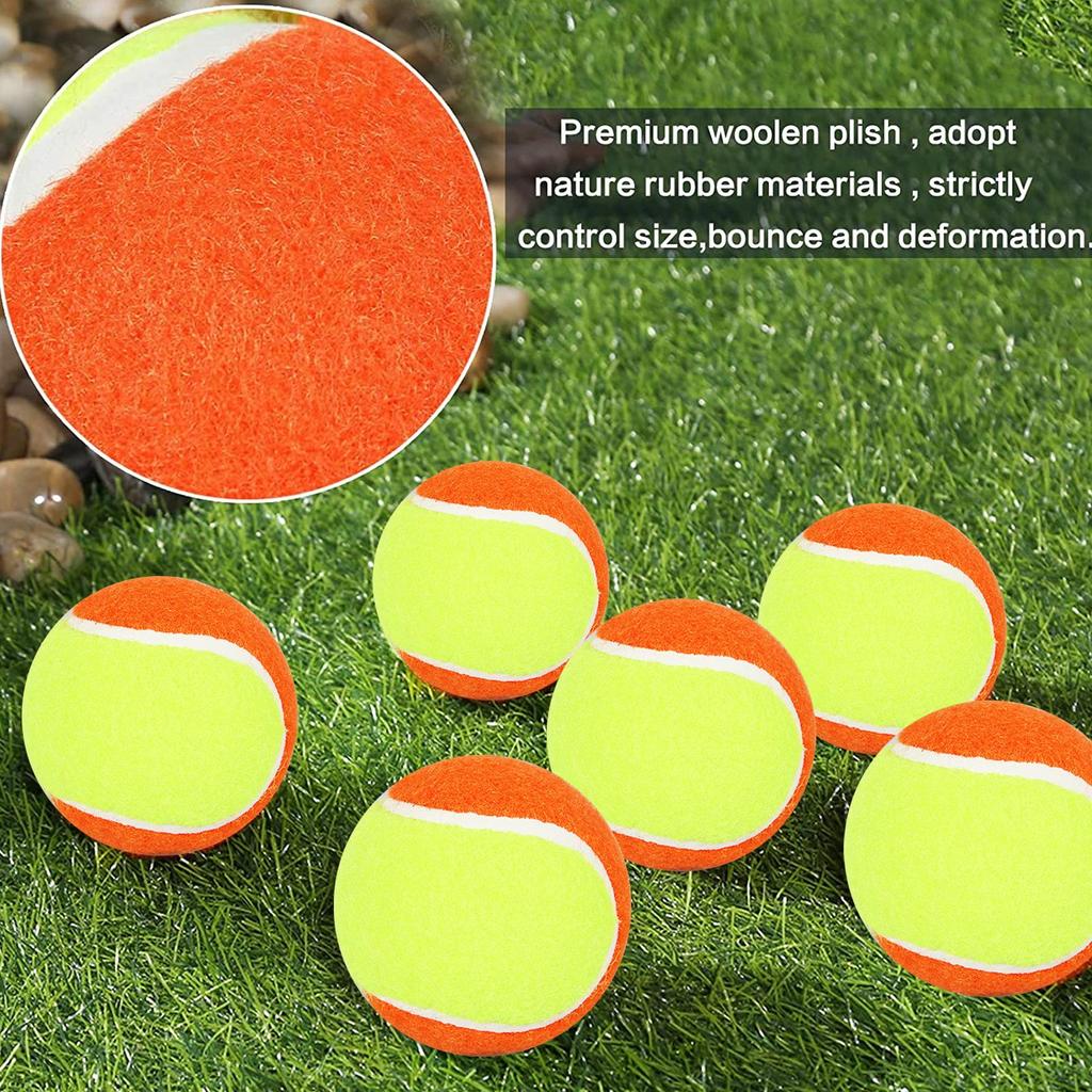 Buy 6CM Kids Soft Training Beach Tennis Ball Rubber Material Orange Toy ...