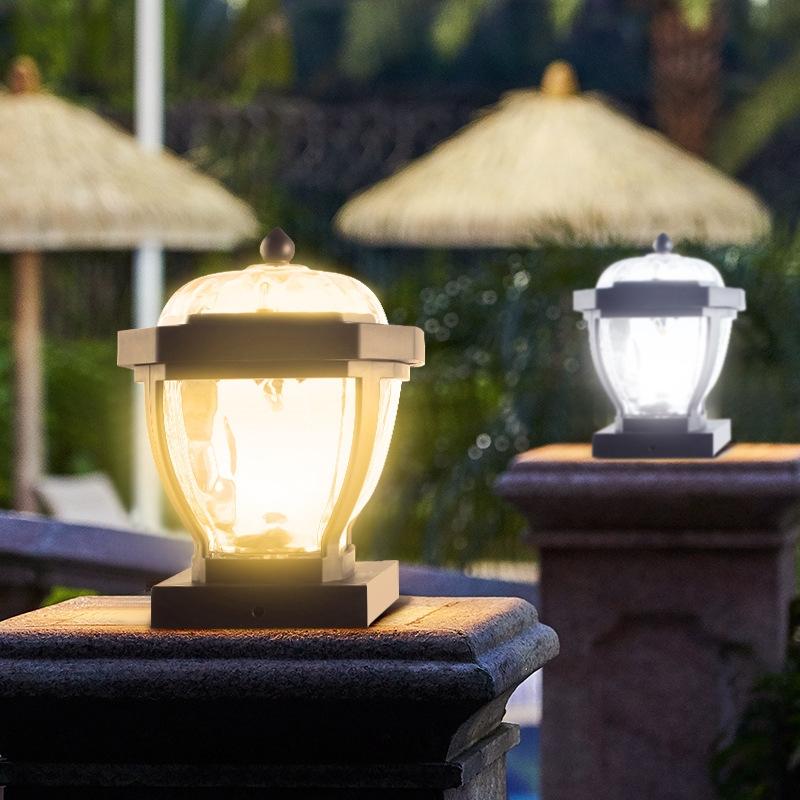 Buy 2 LED Solar Waterproof Outdoor Garden Light, Style: Warm Light ...
