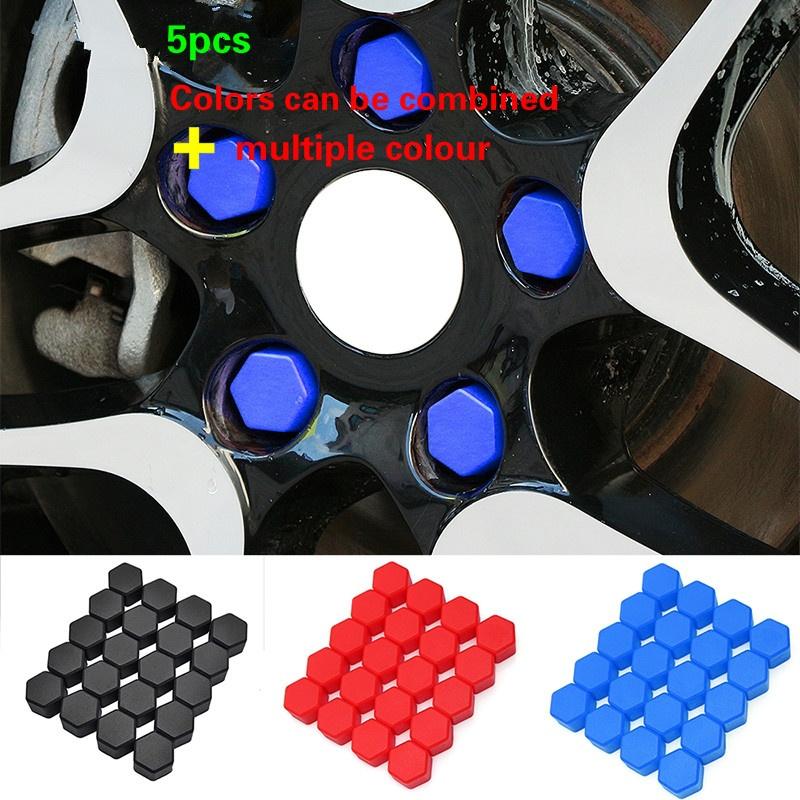 Silicone Wheel Nuts Covers Protective Bolt Caps Hub Screw Protector ...
