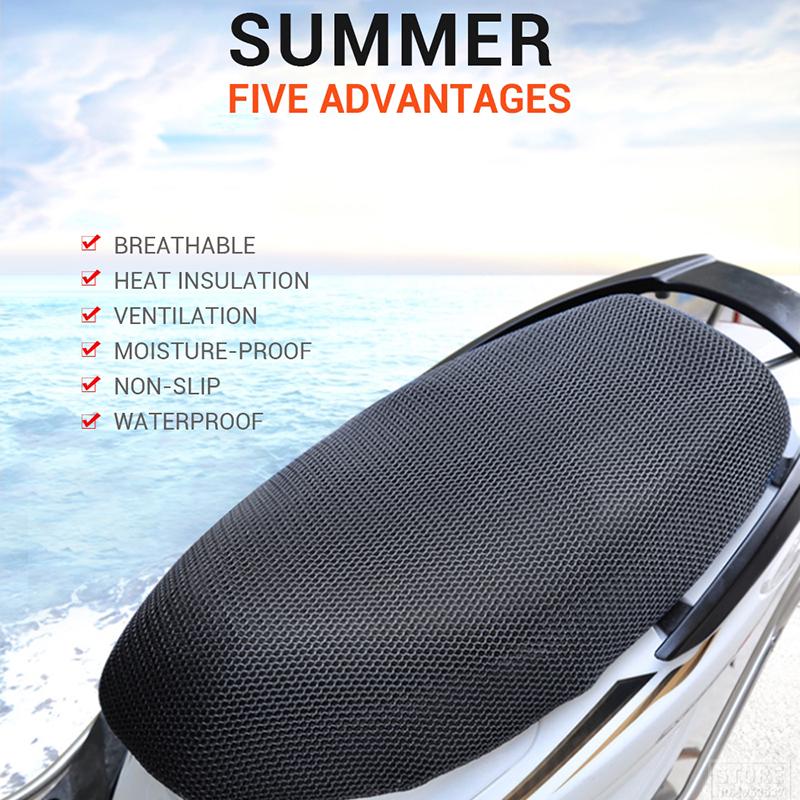 Buy New Summer Cool 3D Mesh Motorcycle sunscreen seat cover Breathable ...