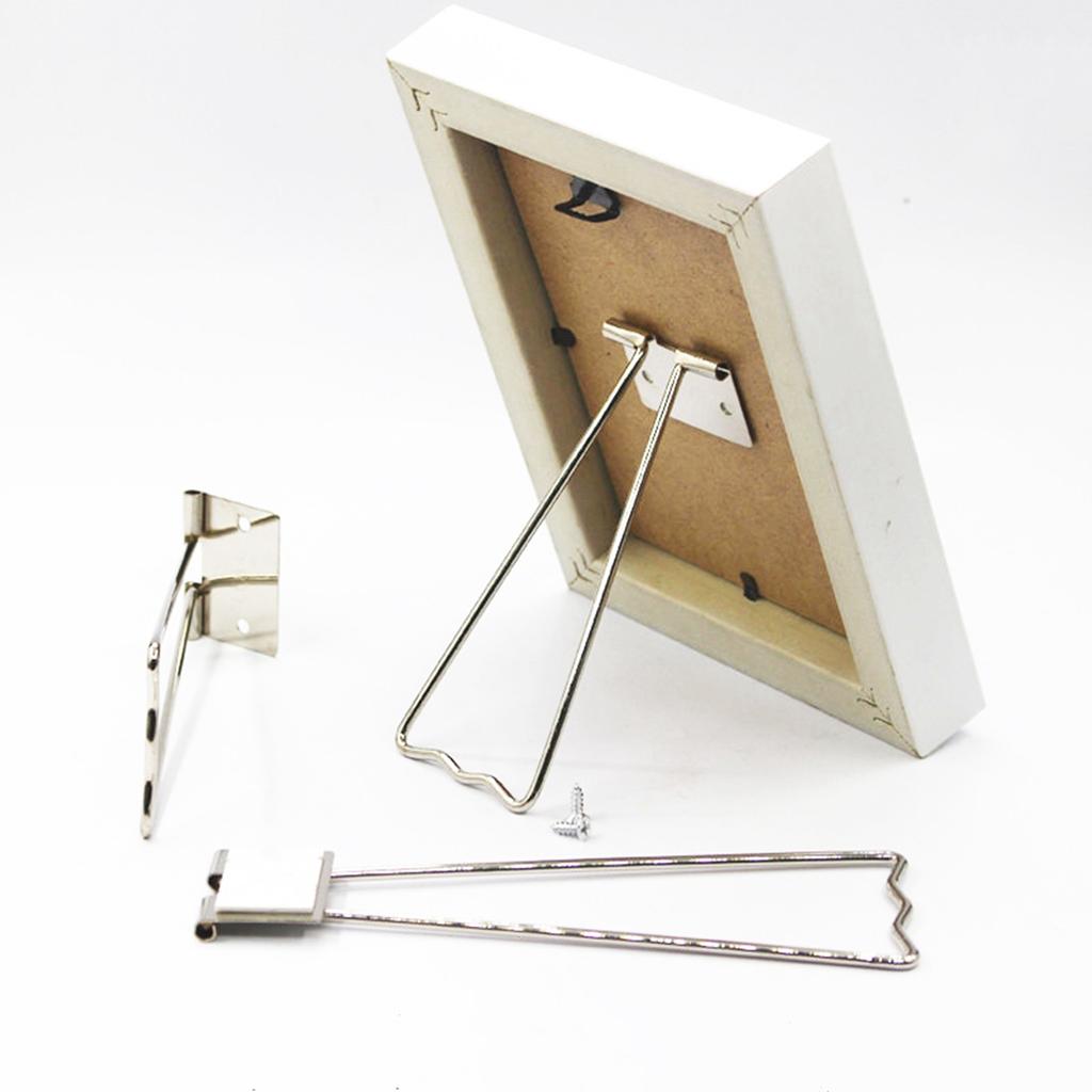 Kaufe Metal Back Support Iron Picture Bracket Plate Holder Photo Frame ...