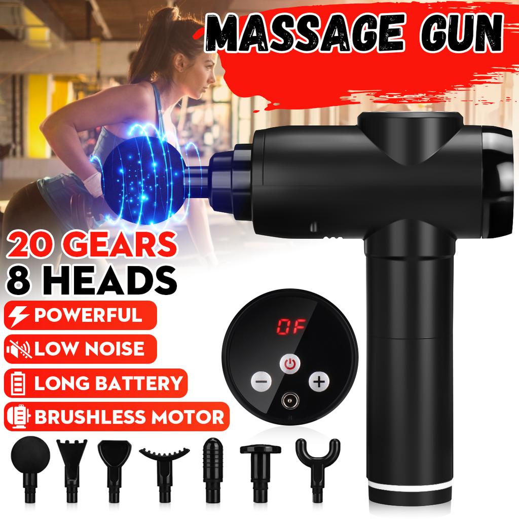 Buy 8 Heads 8000r/min 12MM Electric Percussive Massager Percussion ...
