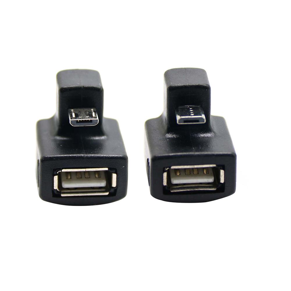Buy Up/Down Angled 180 Degree Micro USB OTG To USB 2.0 Female Extension ...