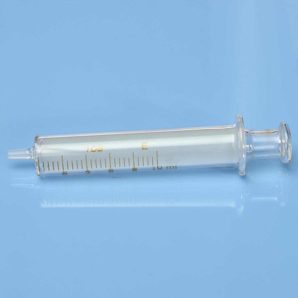 1Pc 10Ml Glass Syringes Injector Hypodermic Reusable Laboratory ...