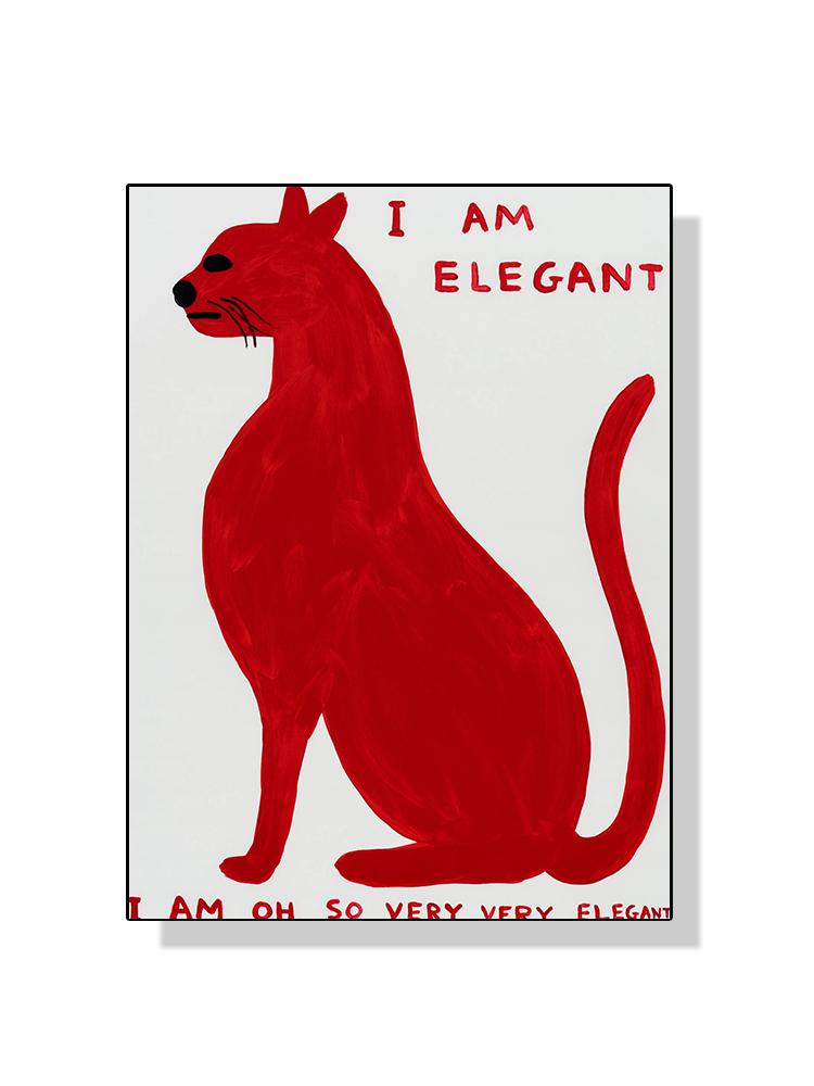 Cheap David Shrigley Dog Cat Tiger Penguin Rabbit Frog Poster Canvas ...