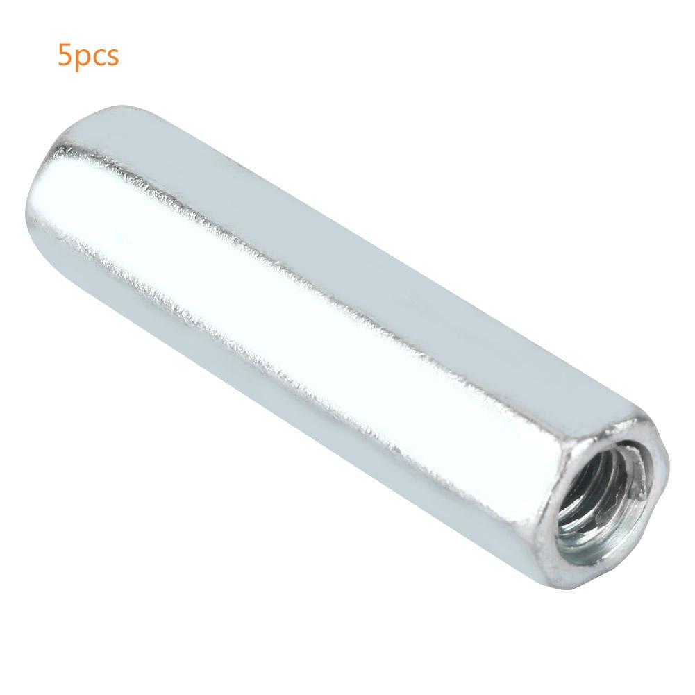 Buy 5pcs M6 * 40 Long Rod Nut Hex Hexagonal Sleeve Nut Standoff ...