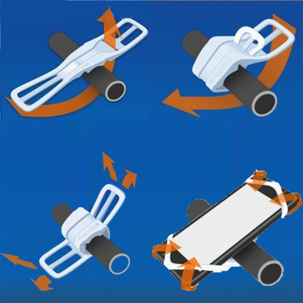 Silicone pop socket Bicycle phone holder Motorcycle Bike Handlebar ...