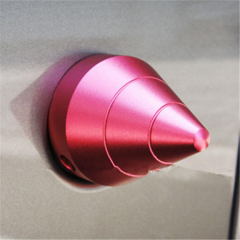 Buy Aluminum Metal Black Rear Bumper Guards Anti-Collision Spiked at ...