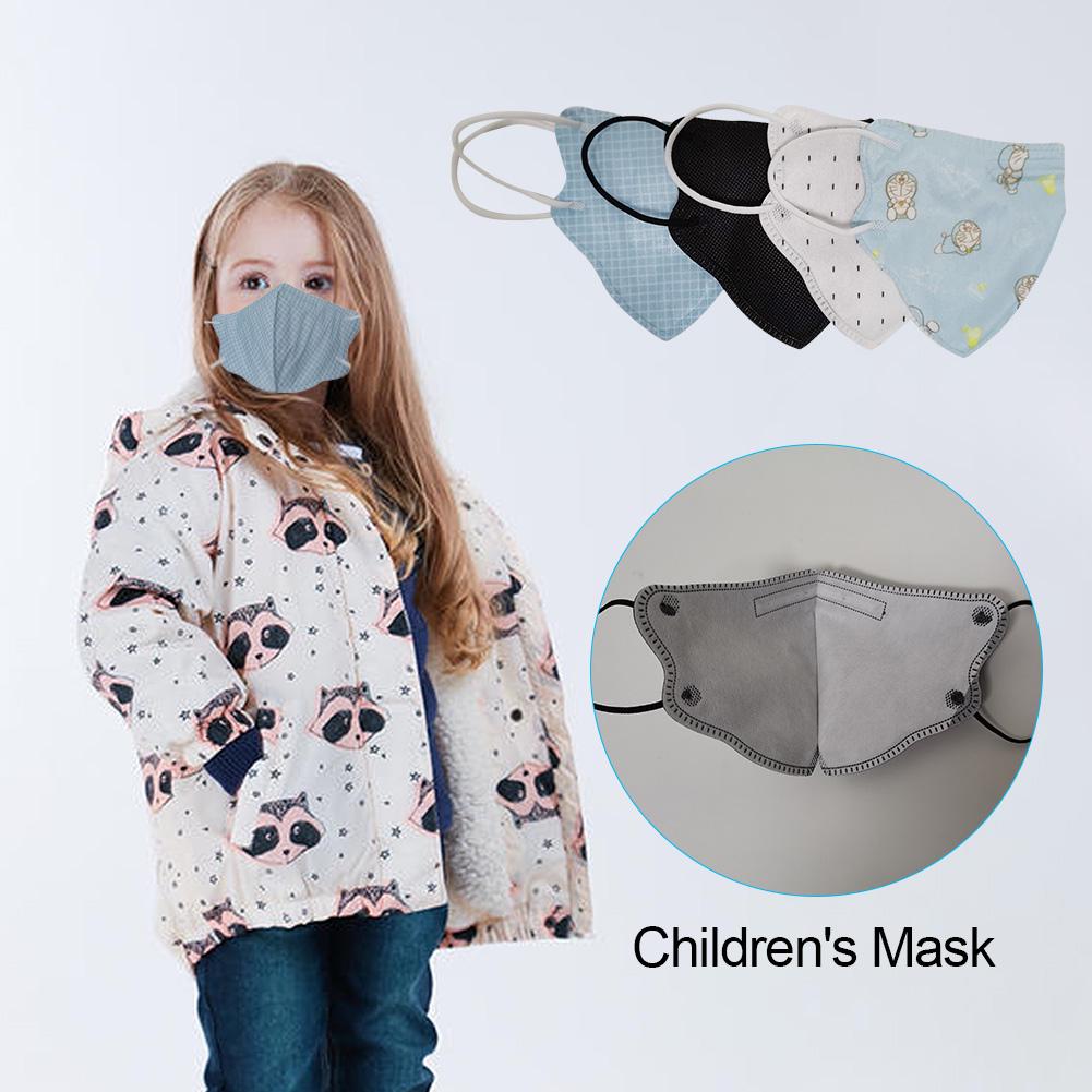 Buy 5 Pack Child Masks Anti-smog Anti-Dust Non-woven Reusable Masks ...