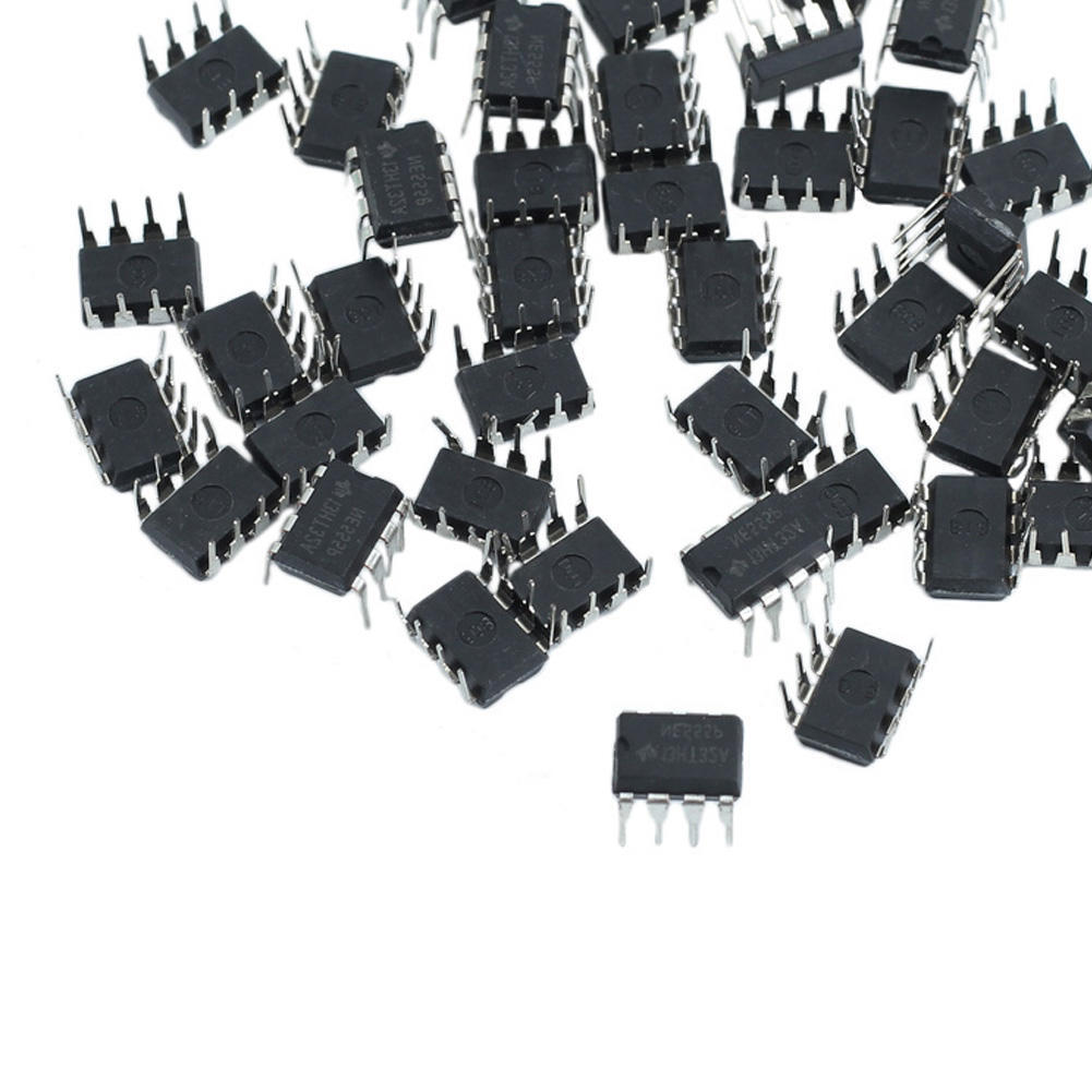 Buy 40 Pcs 4.5V-16V NE555P Single Timer Chip IC 555 8 Pin DIP Sockets ...