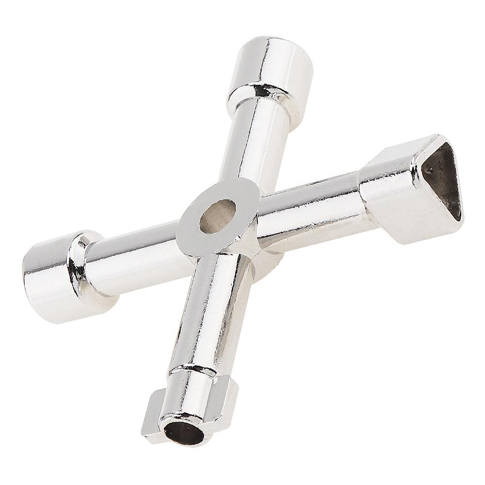 Cheap Multi-function 45 # Steel Key Wrench Cross Triangle Plumber Key ...