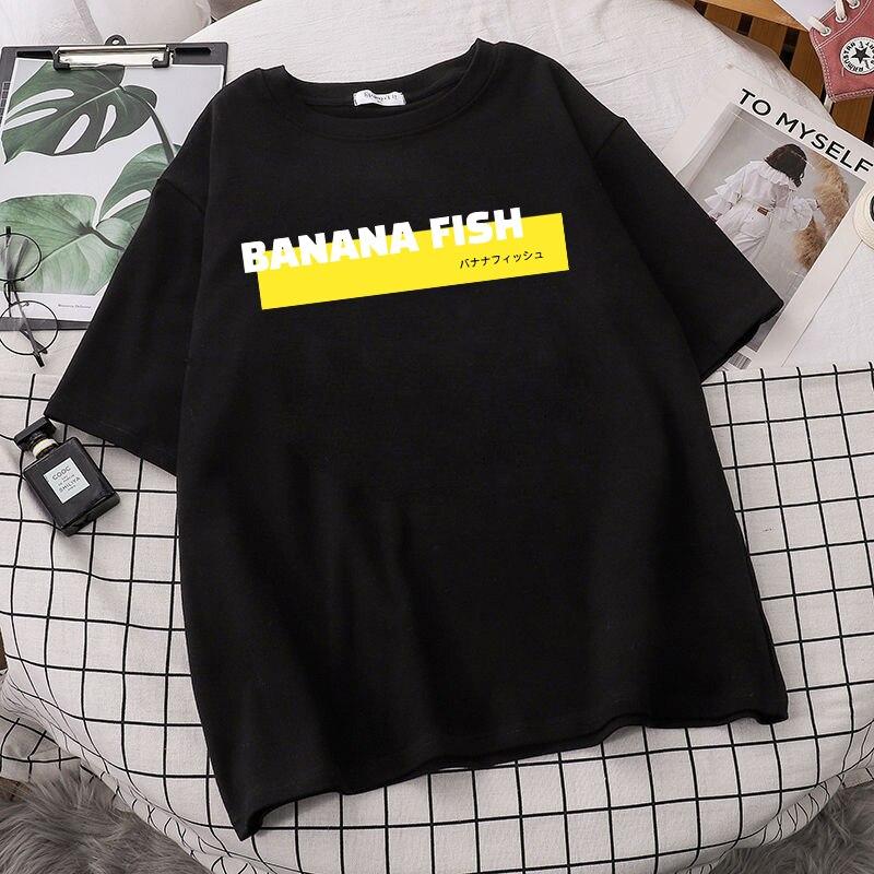 Buy Banana Fish Ash Lynx Anime Printed Woman T Shirt Summer Tee Shirt ...