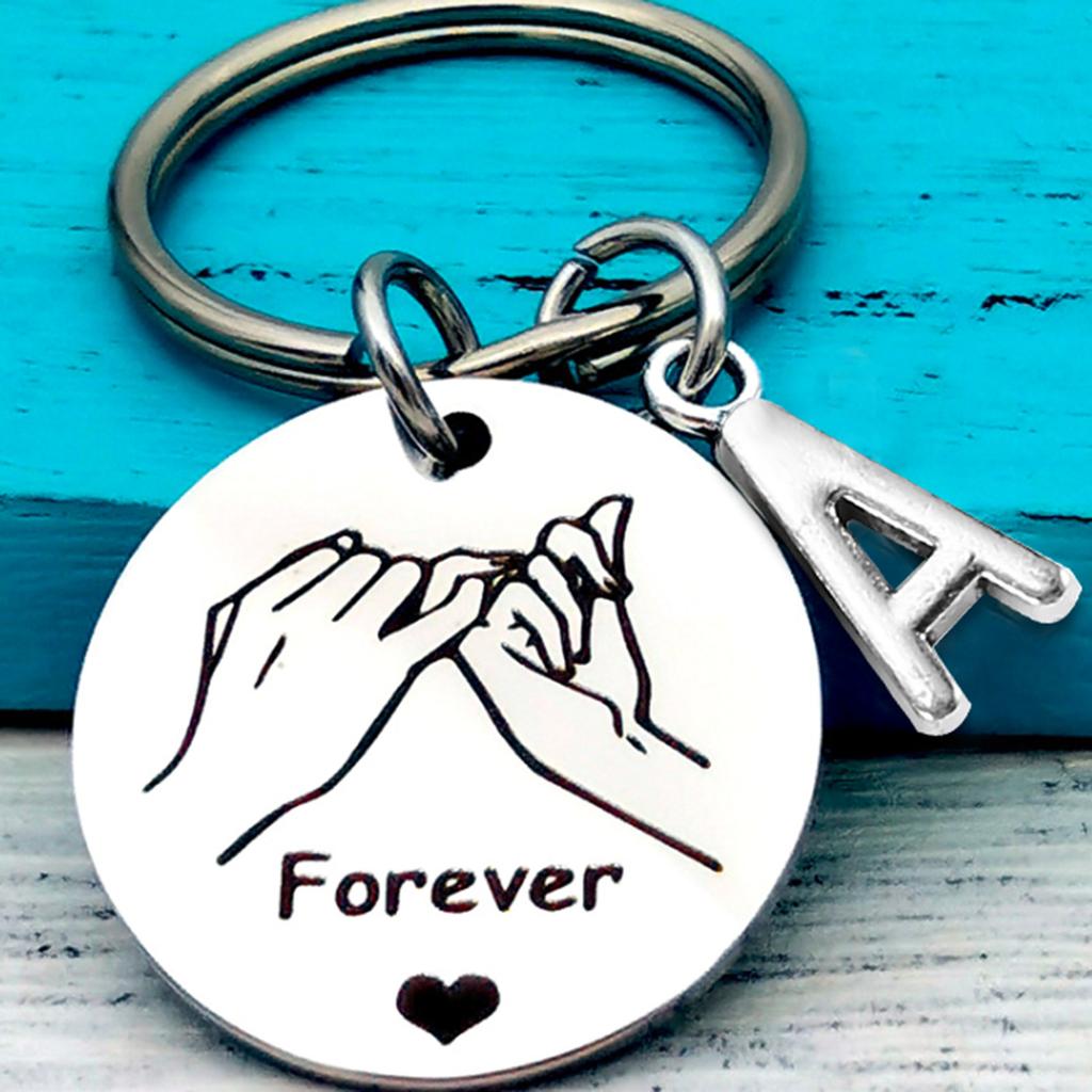 Buy General Barton Stainless Steel Letter Key Ring Letter A Forever ...