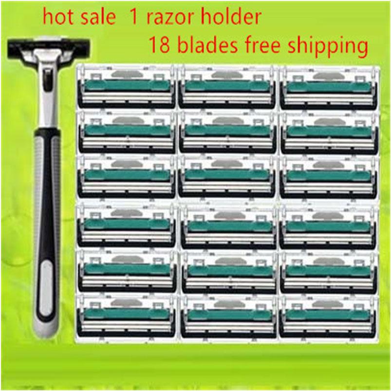 Buy 19 In 1 Safe Men Shaving Razor Set 1 Razor Holder & 18 Razor Blades ...