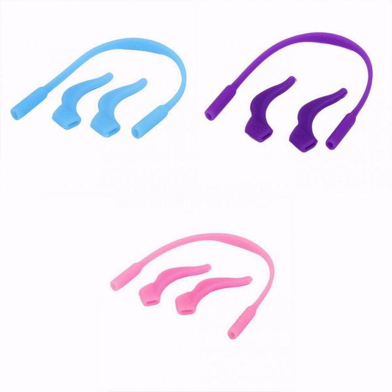 Buy 1 Set Creative Spectacle Band Kids Silicone Non Slip Glasses Head ...
