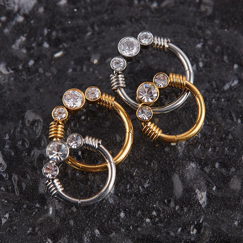 Plastic Nose Septum Ring For Women Septum Clicker Bohemia Indian Hoops ...