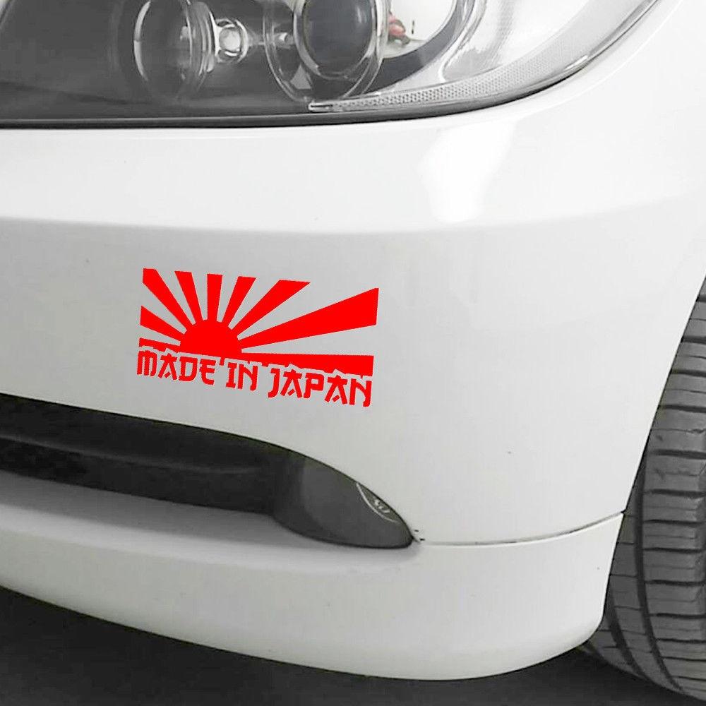 Buy 3 colors Rising Sun Made In Japan JDM Car Sticker Decal Motorcycle ...