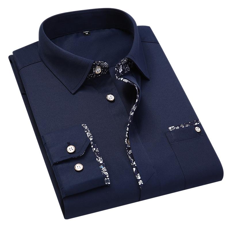 Cheap Slim Fit Men's Office Social T-Shirts Classic Business Shirts ...