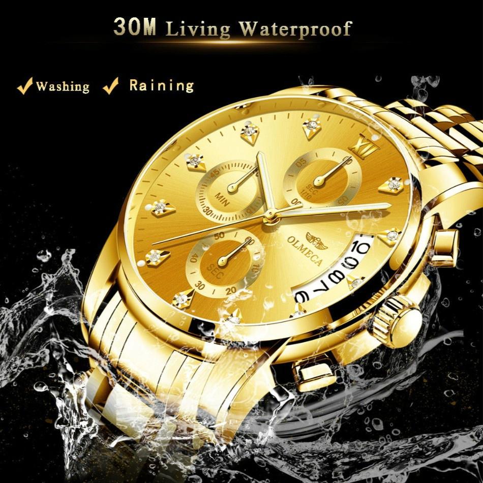 Buy Mens Watches QuartzBusiness Watch 3ATM Waterproof Watches ...