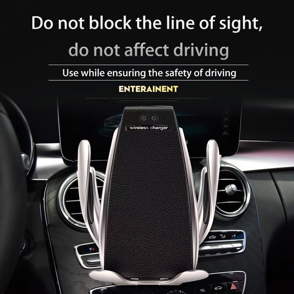 Cheap For iPhone Samsung Wireless Car Charger Automatic Clamp Fast ...