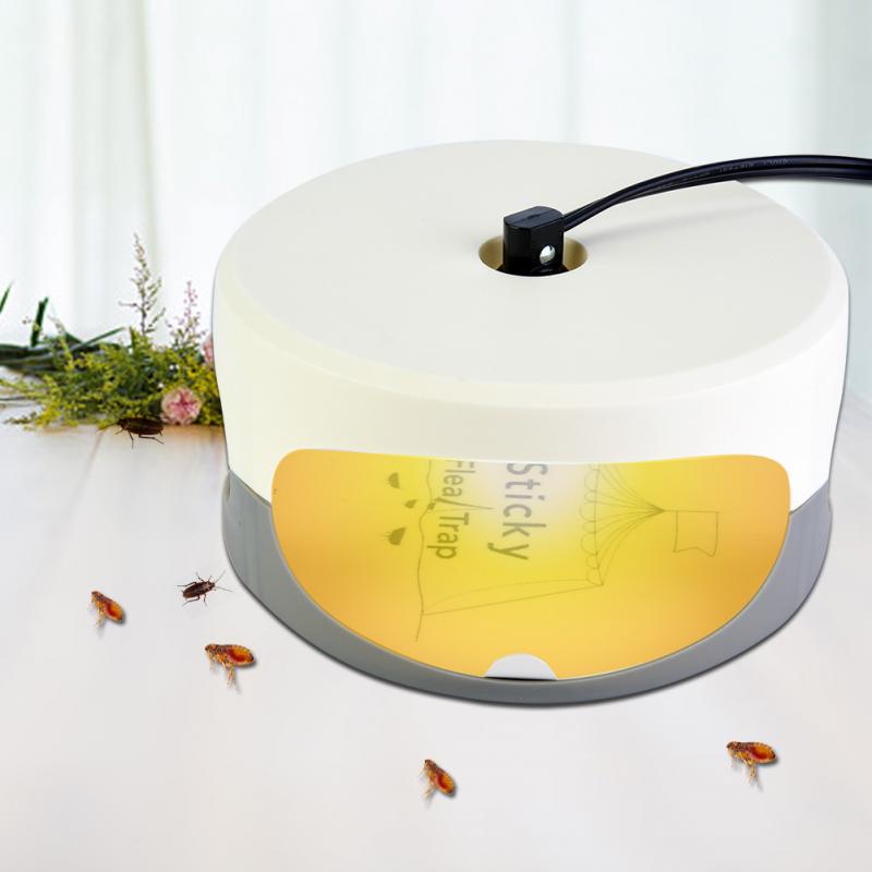Electric Flea Killer Lamp Non-Toxic Pest Trap Household Fly Catcher ...