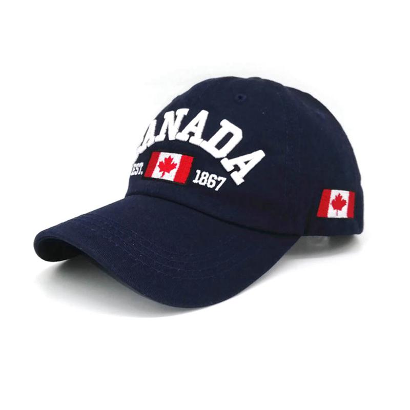 Buy Cotton Gorras Canada Baseball Cap Flag Of Canada Hat Snapback ...