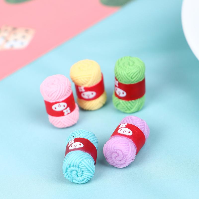 Buy Simulation Wool Ball Resin Jewelry Accessories Miniature Food Play ...