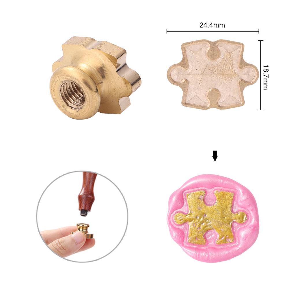 Satın alın Wax Sealing Stamp Fire Lacquer Paint Seal Head Handmade ...