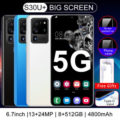 Android 10.0 MTK6799 5G S30U+ 4K 6.7-Inch Full Display Smartphone 8GB ...