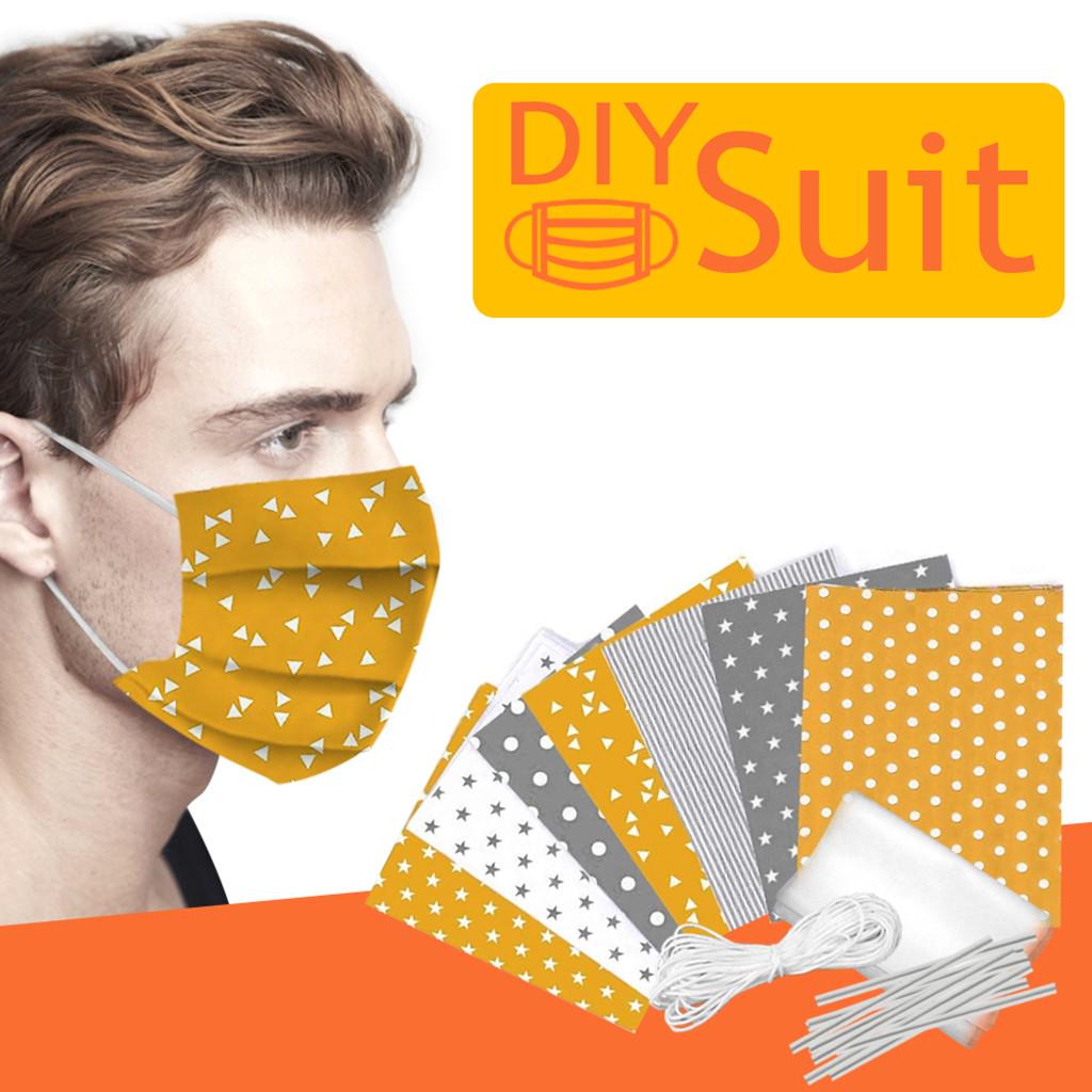 Face Cover Material DIY Self-Made Face Cover Material Set DIY Fabric ...