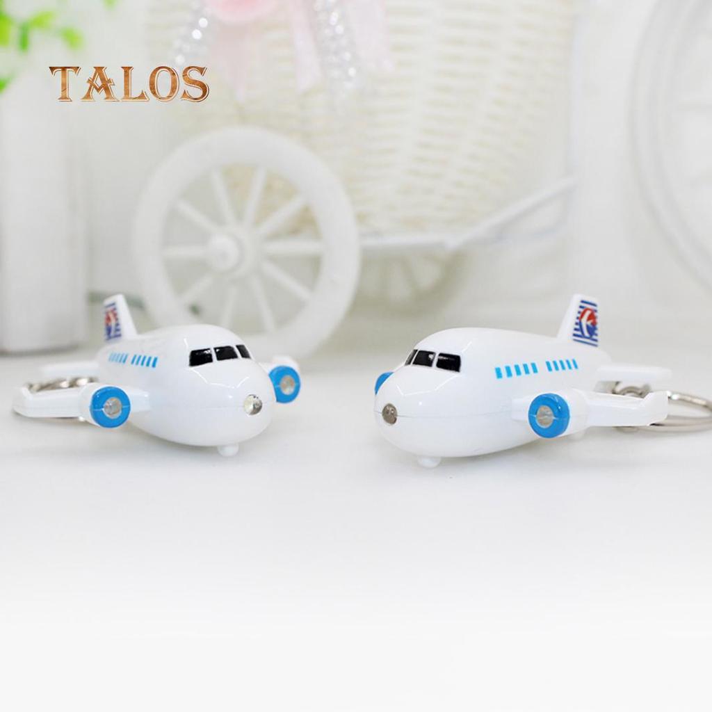 Cheap Lovely Airplane LED Sound Keyring Car Key Chain Handbag Hanging ...