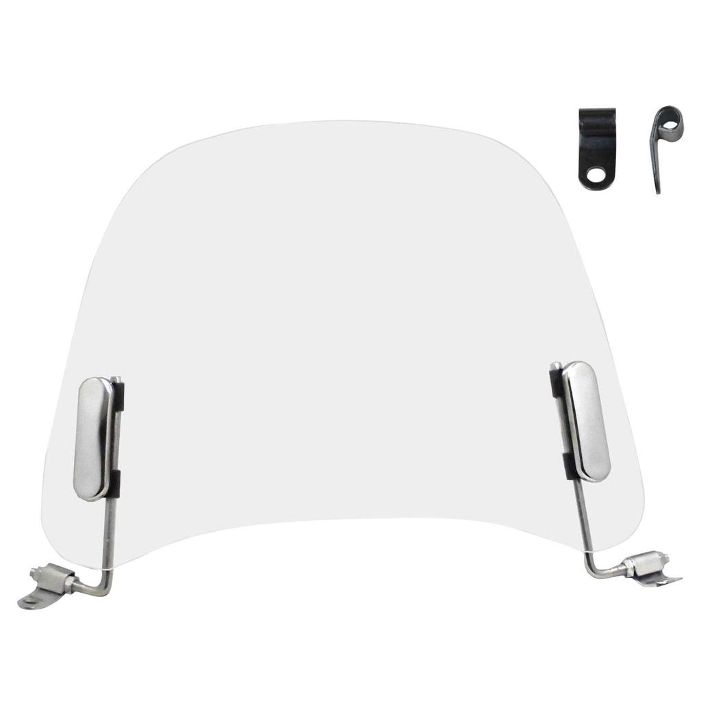 Buy Transparent Face Mask Easy to Install Scooter Wind Screen bike ...