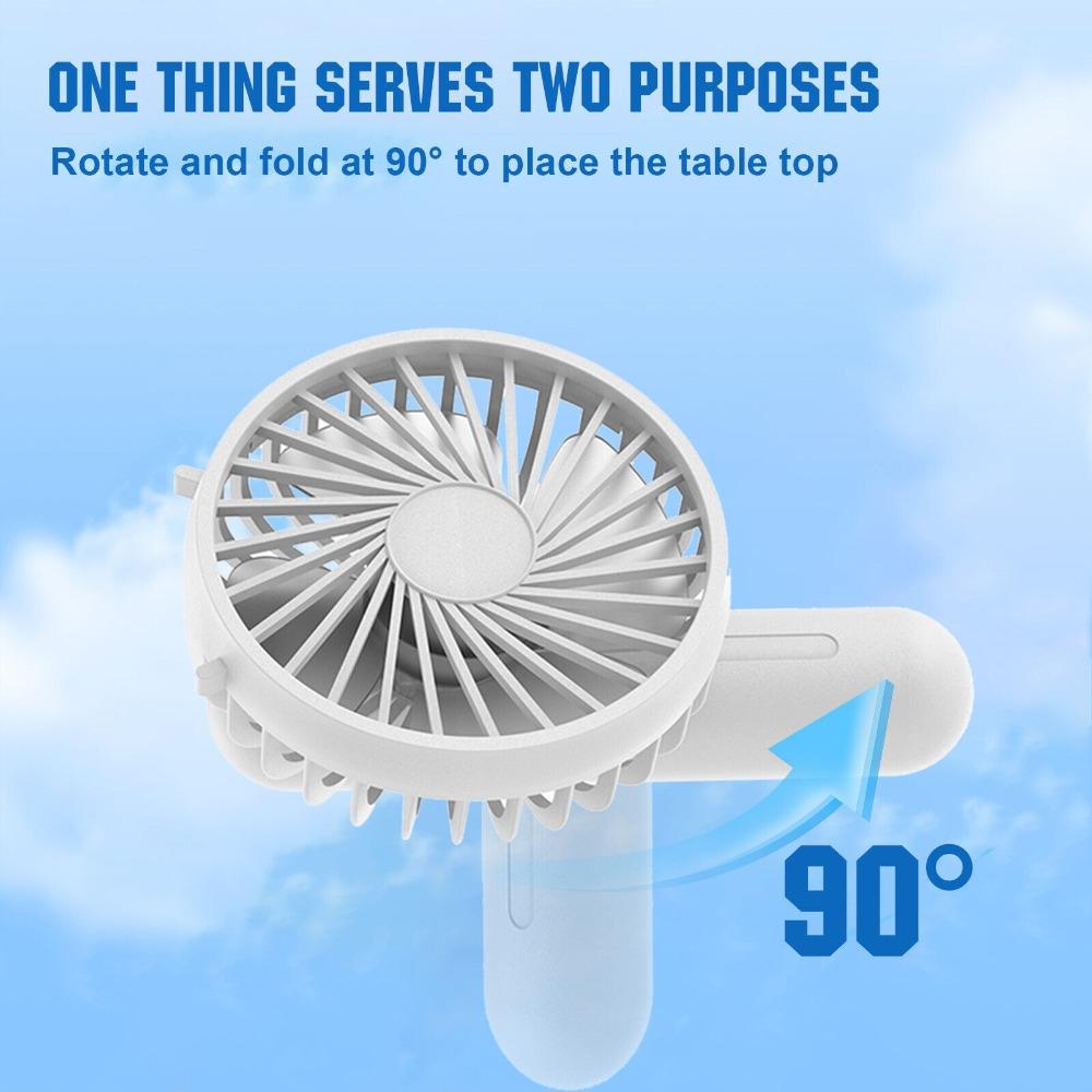 Rotatable USB Rechargeable Multifunctional Folding Fan Cooler Cooling ...