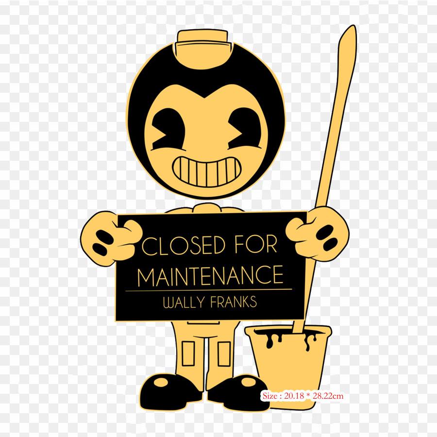 Bendy And The Ink Machine Roblox Iron on Heat Transfer Printing Vinyl ...