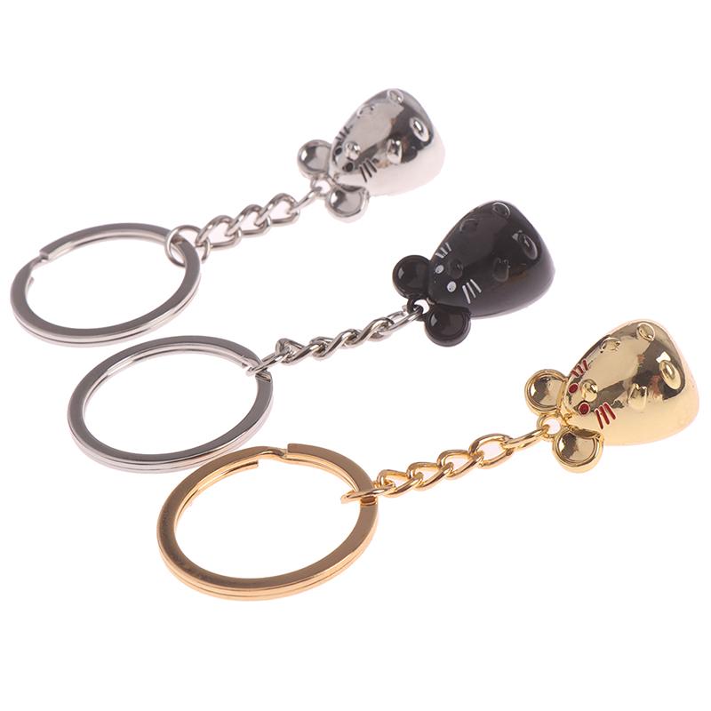 Buy Rat Mouse Keychain Trinket Animal Car Key Bag Pendant Keyring Year ...